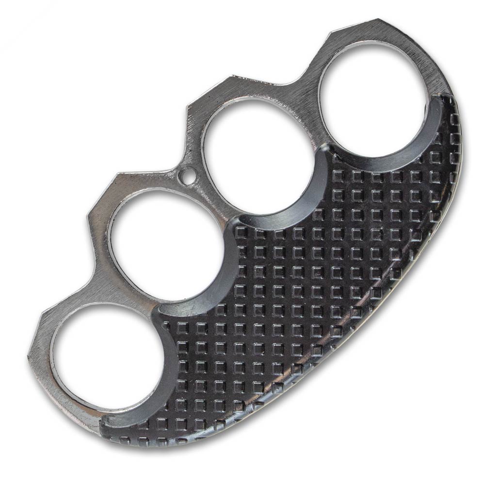 Silver Comfort Grip Knuckles | Silver Knuckle Dusters with Grip