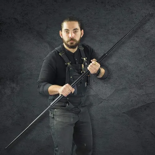 Black Expandable Bo Staff - Collapsible Bo Staff - Retractable Staff ...