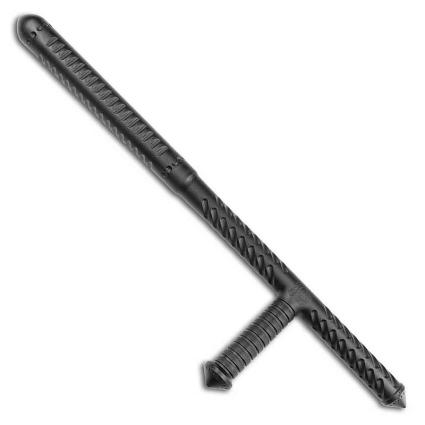 Black Tactical Nightstick - Unbreakable Modern Tonfa - Polypropylene ...