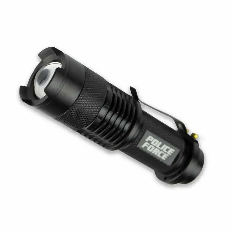 Mini Tactical Flashlight Patrol Officer Pocket Light Small Combat Flashlights KOMBATIV
