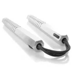Corded Hexagon Nunchaku with Grip - Aluminum Hexagonal Nunchucks ...
