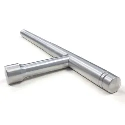 Removable Spike Aluminum Tonfa, Interchangeable Metal Tongfa Weapon