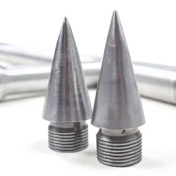 Removable Spike Aluminum Tonfa, Interchangeable Metal Tongfa Weapon