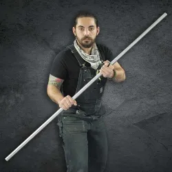 Silver Competition Aluminum Bo Staff - Aluminum Alloy Bo Staff ...