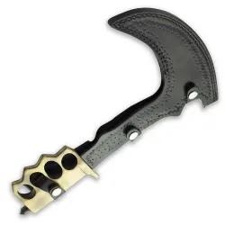 Military Trench Combat Kama - Brass Knuckle Kama - Heavy Duty Kamas | KOMBATIV